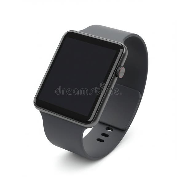 A Sleek, Modern Smartwatch with a Rectangular Touchscreen Display and a ...