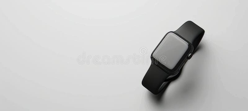 Sleek Modern Smartwatch Showcase Elegant Tech Accessory on White ...