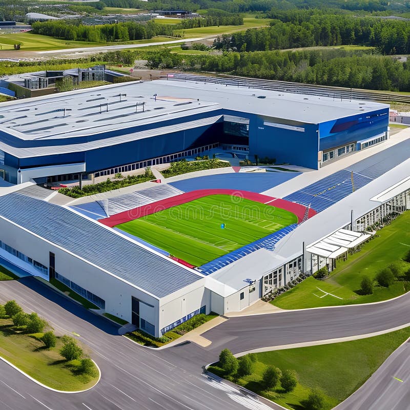 233 a Sleek and Modern Sports Complex with State-of-the-art Facilities ...