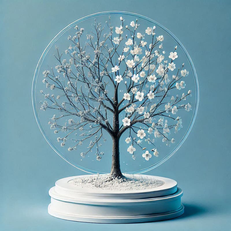 Abstract Tree Art with Sleek Features Stock Illustration - Illustration ...