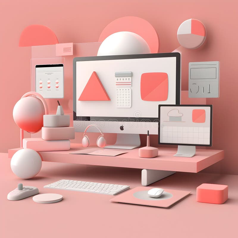 Sleek and Modern Web Design Layout with Minimalist UI Elements and ...