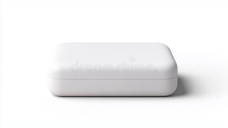 Sleek, Modern White Box with Smooth Surface, Ideal for Storage or ...