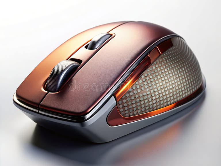 Sleek and Modern Wireless Computer Mouse a Handheld Device Designed for ...