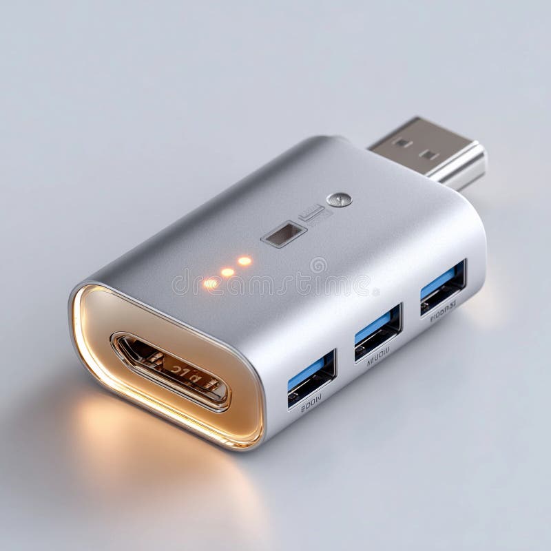 Sleek Multi Port Usb C Hub Stock Illustrations – 16 Sleek Multi Port ...