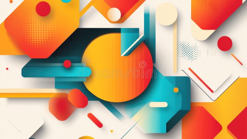 A Sleek Octagon Vector Design Featuring a Modern Look and Vibrant ...