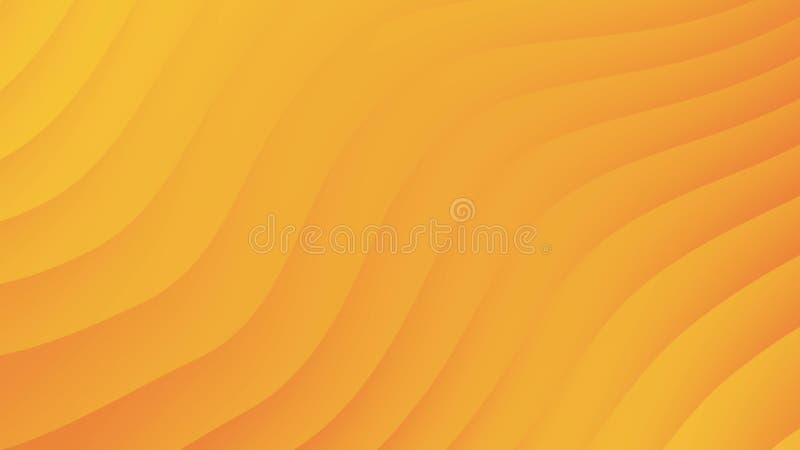 Sleek Orange Gradient Abstract Wavy Pattern Loop Animation Stock Video