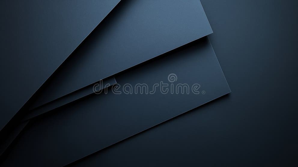 Sleek Overlapping Black Paper Layers, Creating a Modern, Minimalist ...