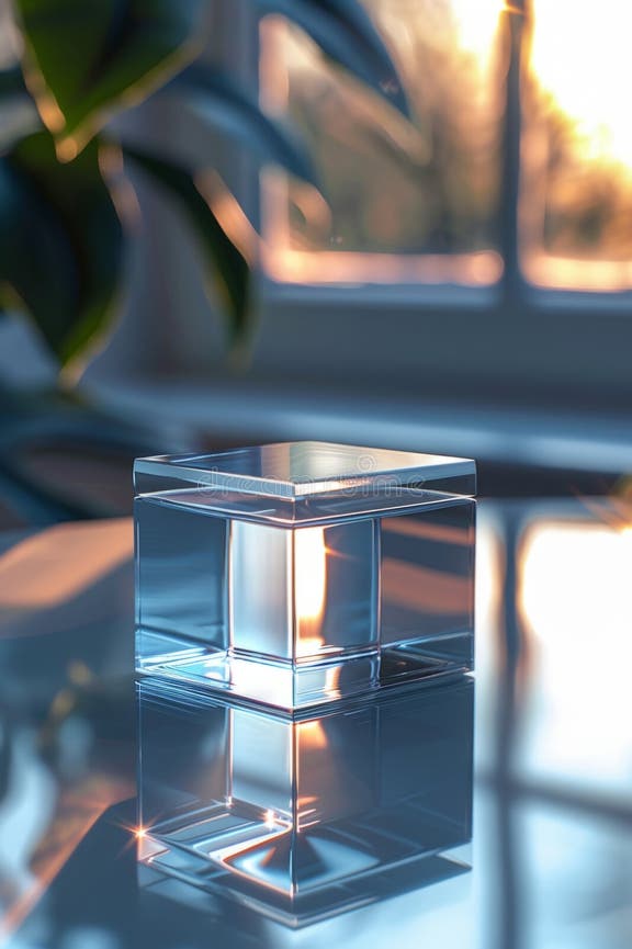 Sleek Packaging Mockup with Soft Backlighting on Reflective Surface ...