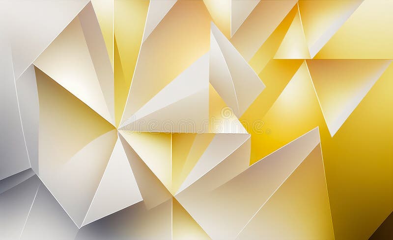 Sleek Pale Yellow and White Abstract Gradient Design with Geometric ...