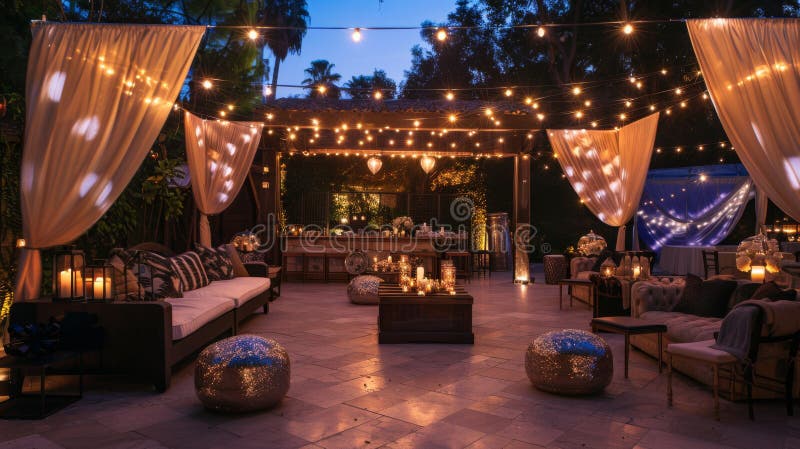 Sleek Party Design Organized with a Clean and Minimalist Pattern Layout ...