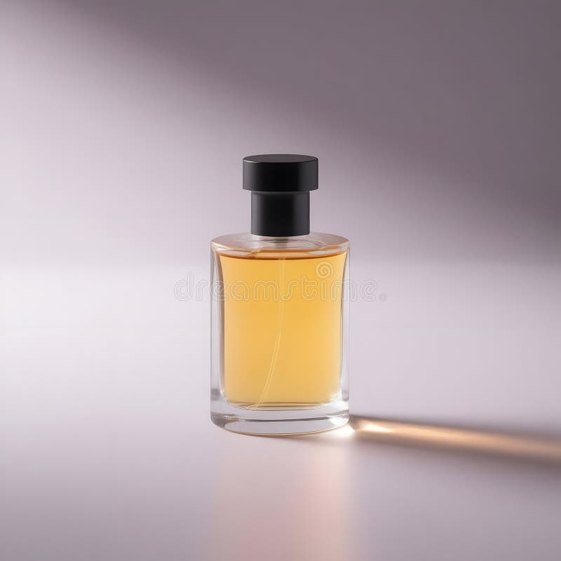 Sleek Perfume Bottle a Modern Minimalist Setup on Gradient Stock ...