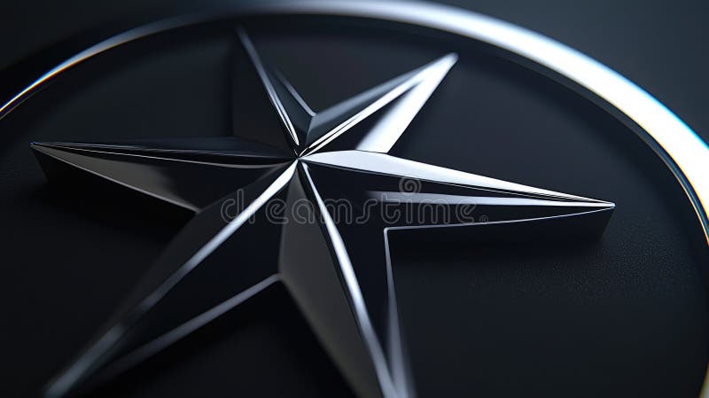 A Sleek, Polished Star Design, Perfect for Modern Branding and Creative ...