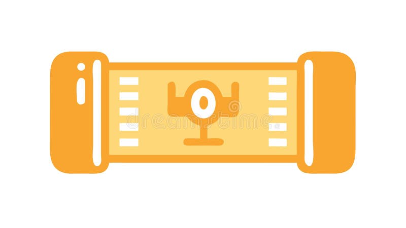 Sleek Power Device with Central Indicator, Vector Design Generative AI ...