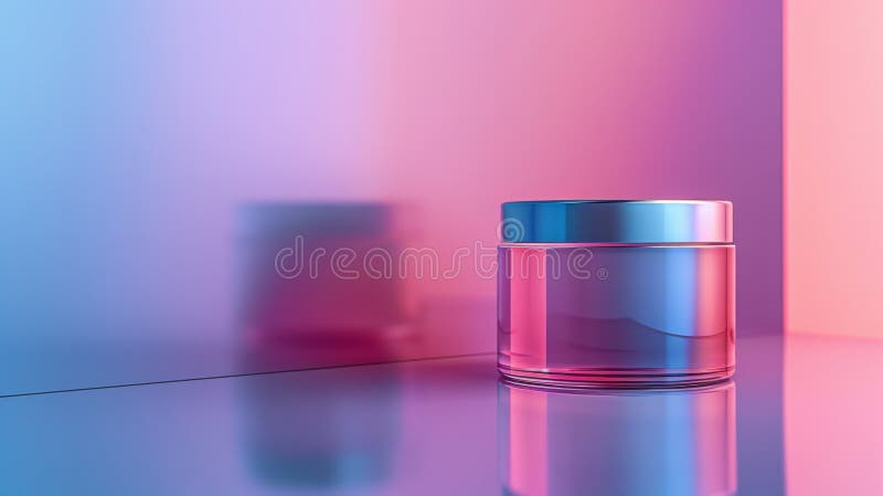 Sleek Product Packaging Mockup on Reflective Surface with Soft Light ...