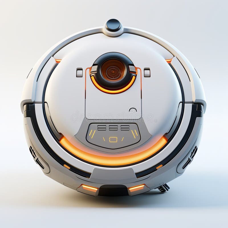 Sleek Robotic Vacuum Cleaner with Advanced Technology Design for Smart ...