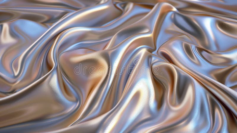 Sleek Satin Fabric Texture in Soft Silver Gray Stock Illustration ...