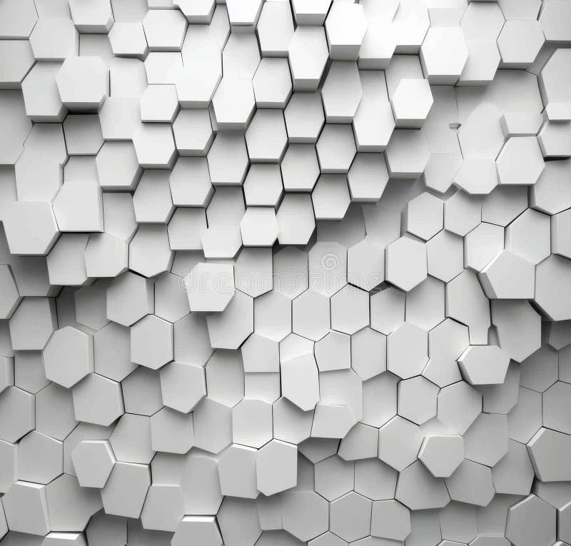 A Sleek, Seamless Cubic Design Stock Image - Image of tile ...