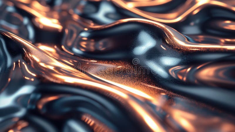 Sleek and Shiny Metallic Textures with Reflections, Giving a Luxurious ...