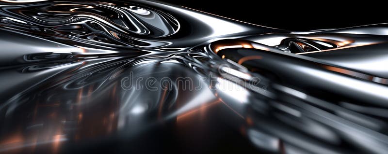 The Sleek and Shiny Texture of Polished Metal, with Its Reflective ...