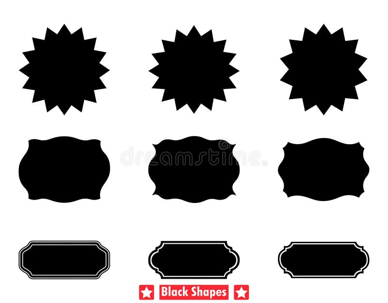 Sleek Silhouette Shapes Bundle Versatile Design Elements for Every ...