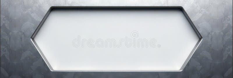 Sleek Silver Hexagon, Metallic Texture, Empty Frame , Pattern, Metallic ...