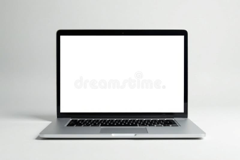 4,957 Silver Laptop Blank White Screen Background Stock Photos - Free ...