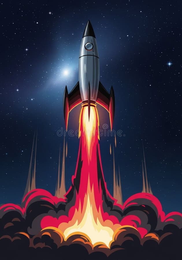 Sleek Silver Rocket Stock Illustrations – 461 Sleek Silver Rocket Stock ...