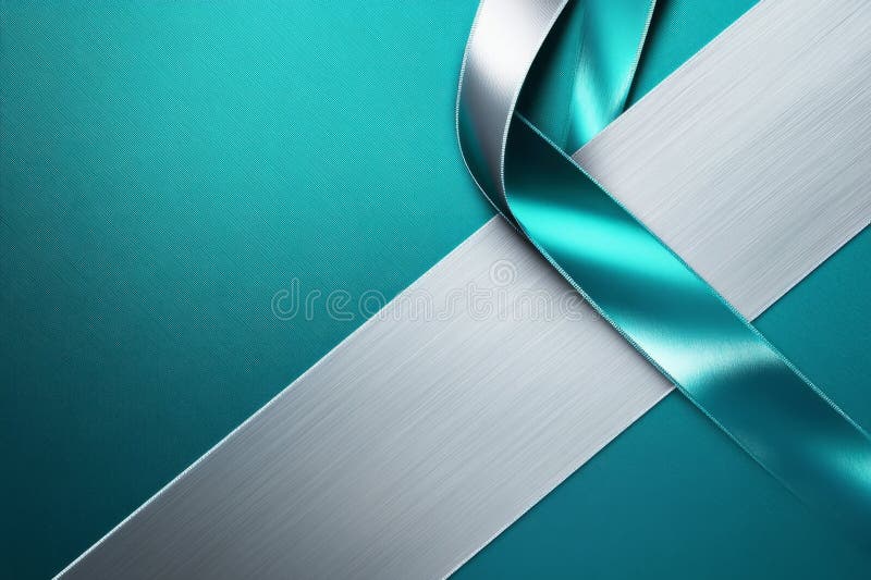A Sleek Silver and Teal Abstract Background with Metallic Textures ...