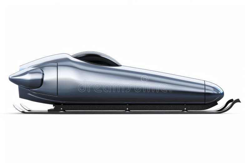 A Sleek Silver Train on a Clean White Backdrop. Ideal for ...