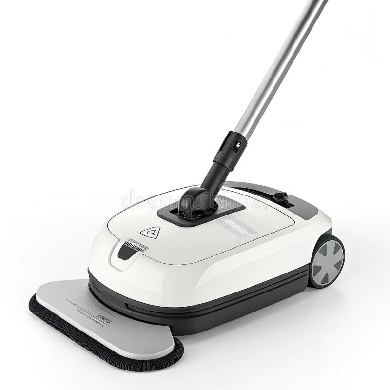 Sleek Simple Floor Scrubber Ergonomic Design Stock Illustration ...