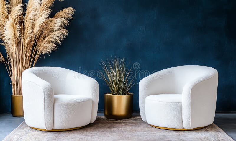 Sleek and Simple Lounge and Living Room Interior Design Featuring a ...