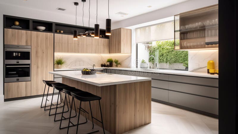 Sleek Simplicity, Modern Kitchen Interior Design Redefining Real Estate ...