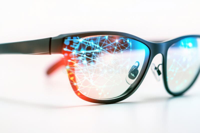 Innovative Smart Glasses Displaying Digital Information and Graphics in ...