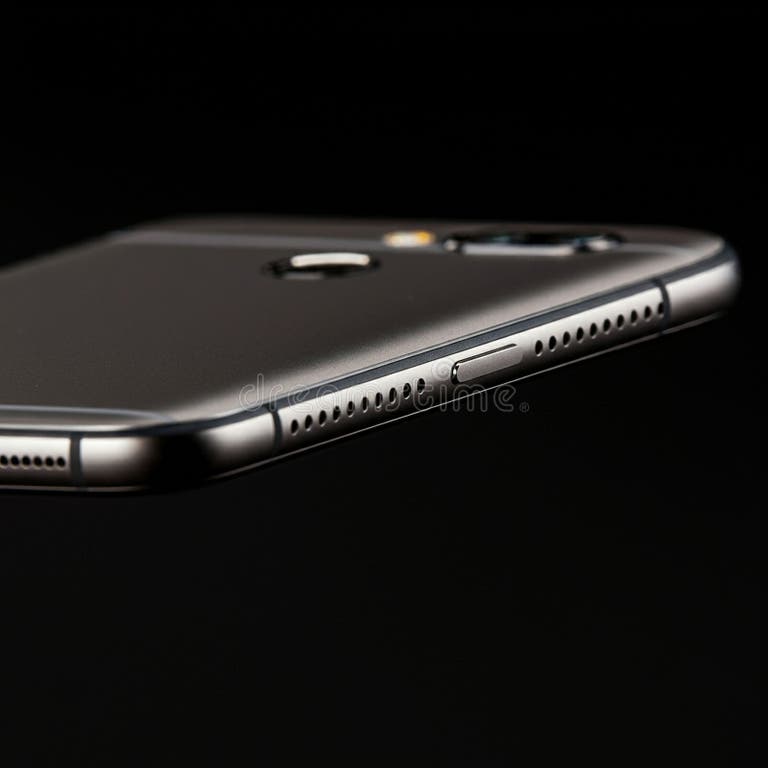 Sleek Smartphone with a Metallic Body and Rounded Edges. Features ...