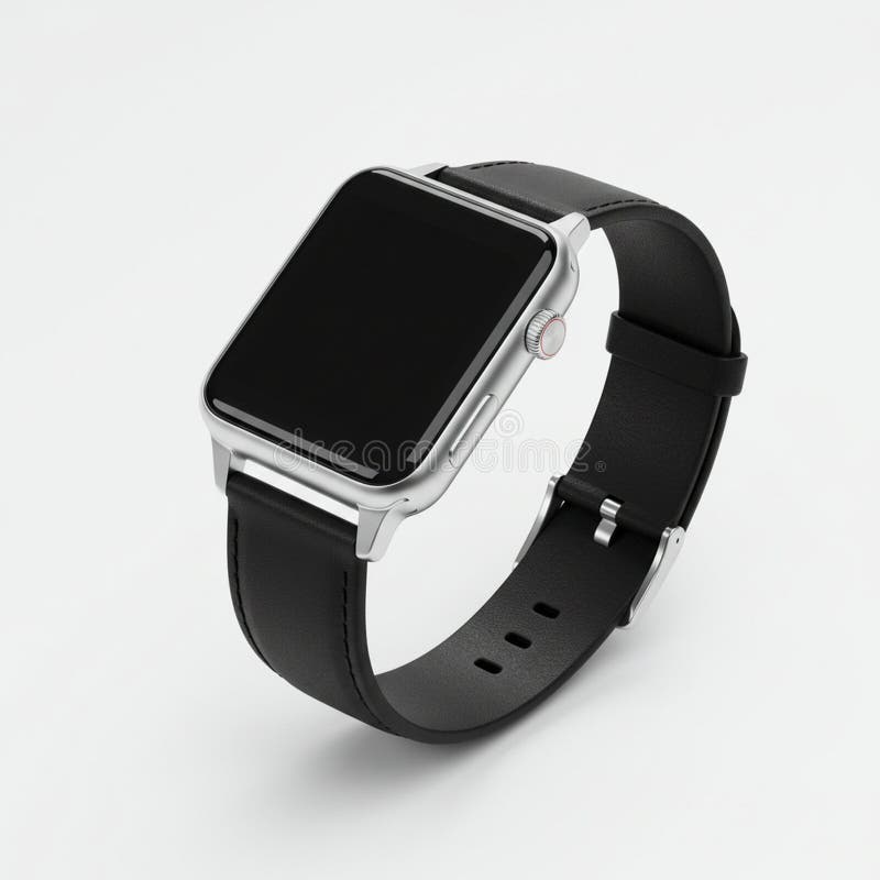 A Sleek Smartwatch with a Minimalist Design Features a Rectangular ...