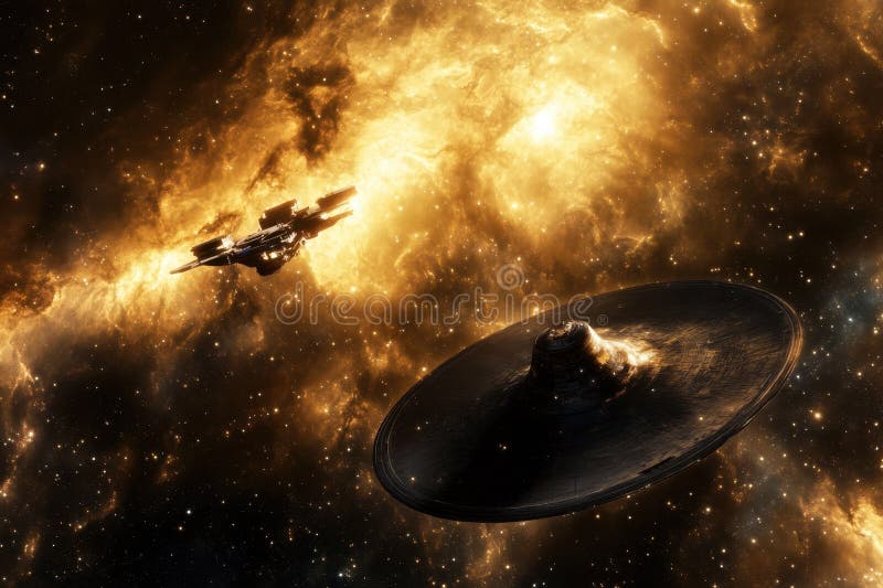 Mysterious Spacecraft Encounters a Luminous Cosmic Phenomenon in Deep ...