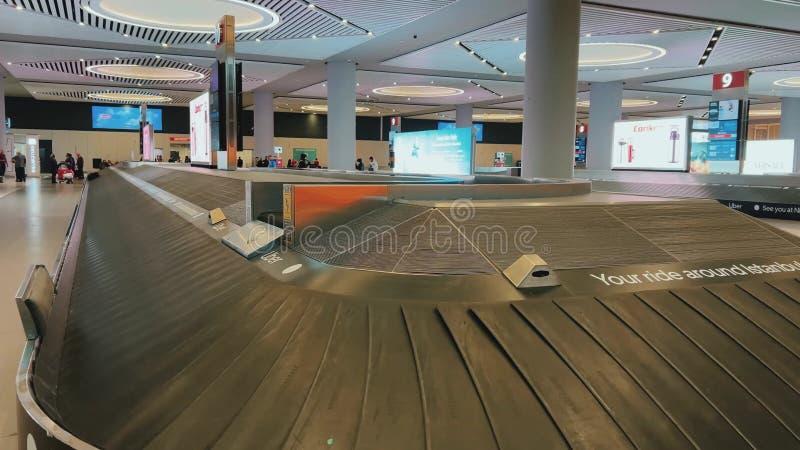 The Modern Airport Baggage Claim Area Features a Stunning Contemporary ...