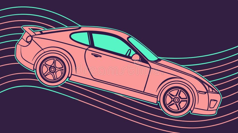 Cartoon Sports Car Speeding Stock Illustrations – 514 Cartoon Sports ...