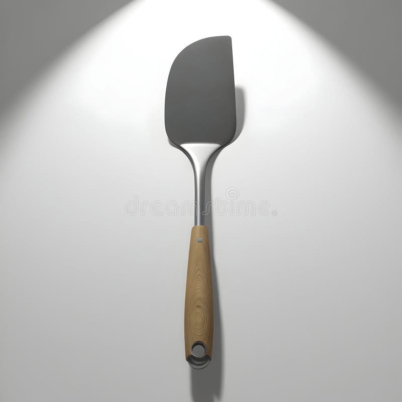 A Spatula on a Transparent Background Stock Illustration - Illustration ...