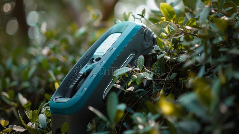 The Sleek and Streamlined Design of an Electric Hedge Trimmer with a ...
