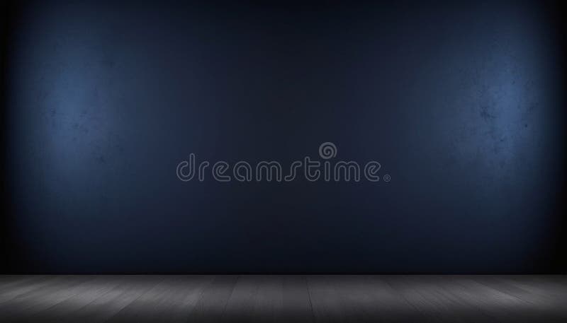 Studio Background Featuring a Deep, Blue Color, Gradient Transitions ...