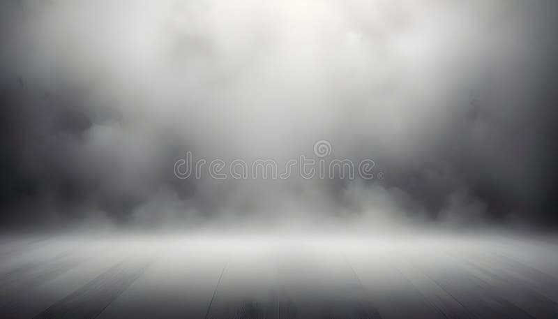 Grey-to-white Gradient Studio Background with Fog Effect Stock ...