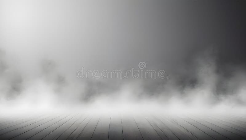 Grey-to-white Gradient Studio Background with Fog Effect Stock ...