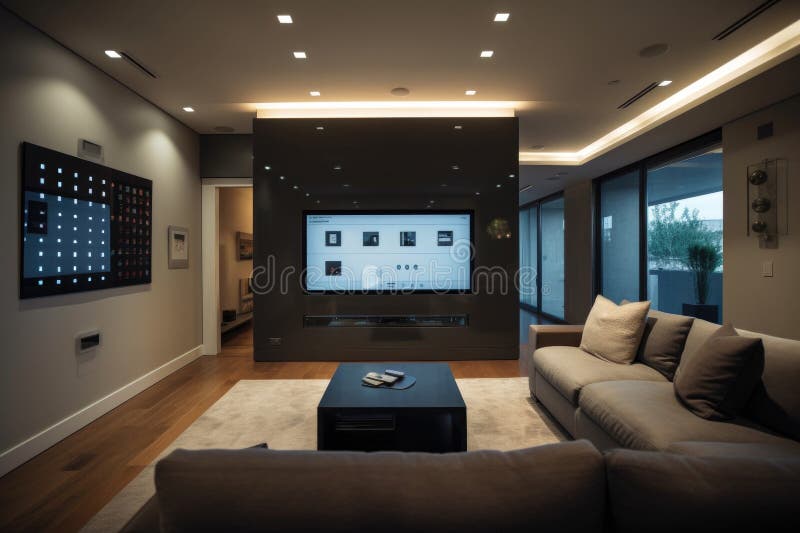 A Sleek and Stylish Home Automation System, Featuring Sleek Touchscreen ...