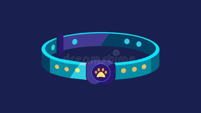 A Sleek and Stylish LED Collar with a Pattern that Can Be Customized To ...
