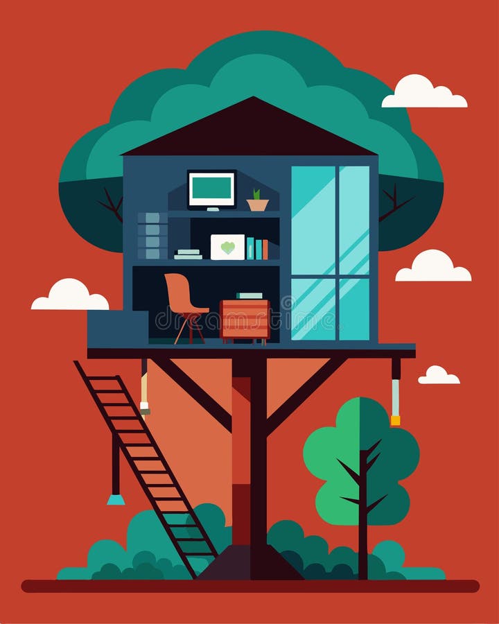 A Sleek and Stylish Treehouse Complete with All the Modern Amenities ...