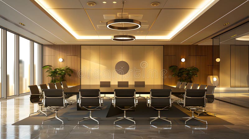 Sleek Table and Chairs in a Stunning 3D Rendering of a Modern ...