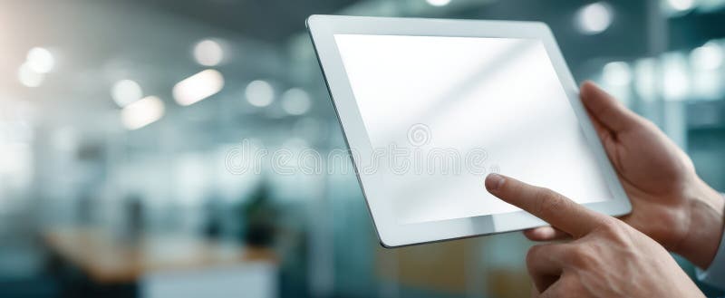 The Sleek Tablet Being Used for Modern Business Interactions in an ...