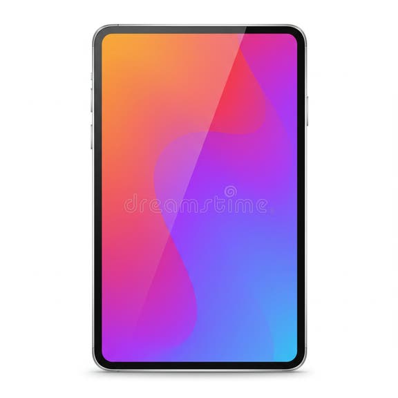 Sleek Tablet with a Rectangular Form, Featuring a Large Display and ...