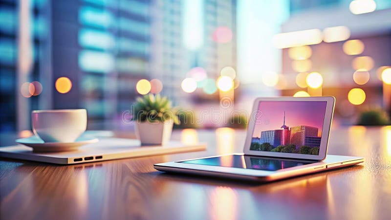 Sleek Tech Design a TiltShift Perspective on Minimalist Innovation with ...